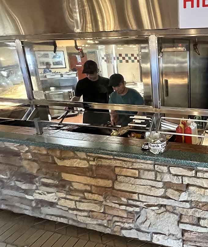 Friendly staff keeping the stations stocked and fresh, the unsung heroes making sure your third trip is as good as your first.