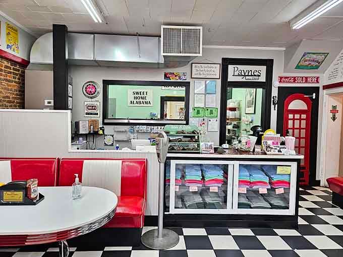 Behind this counter, magic happens daily as fountain drinks flow and ice cream scoops create edible time machines for hungry souls.