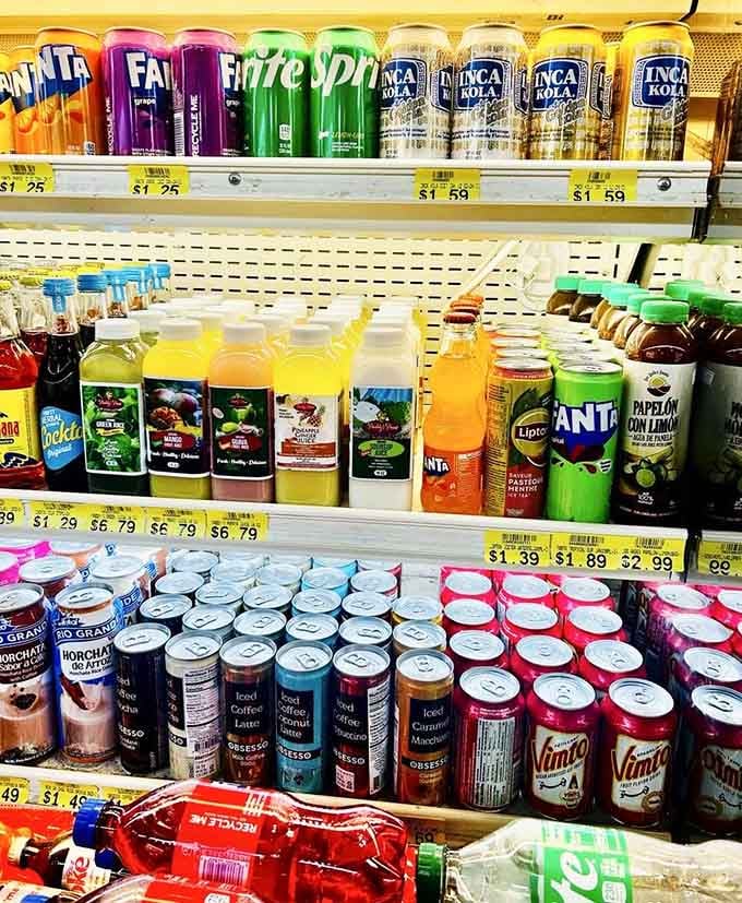 Colorful beverages from around the globe offer refreshment options your regular grocery store never dreamed of stocking.