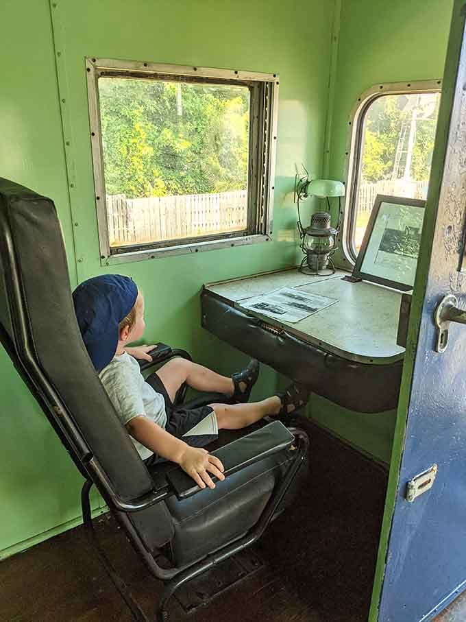 A future engineer gets hands-on experience in the conductor’s seat, living out their biggest railroad dreams.
