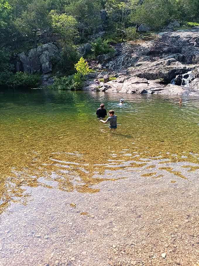 Summer's lower water levels turn Rocky Falls into the swimming hole you've been dreaming about all winter.