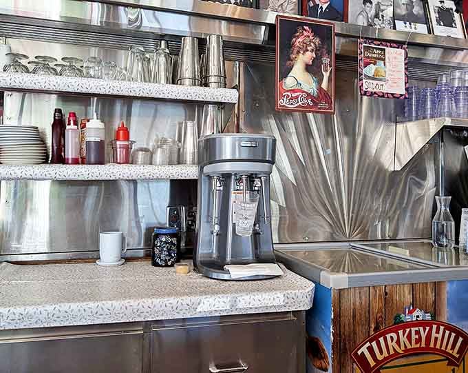 The milkshake station where dreams are blended into thick, creamy reality one delicious shake at a time.