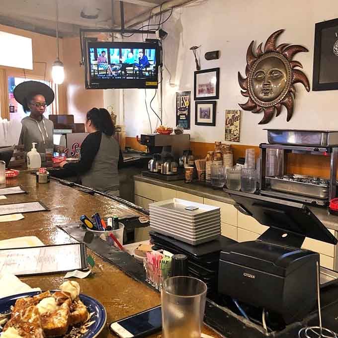 Behind every great breakfast is a well-organized prep station and staff who actually care about what they're serving you today.