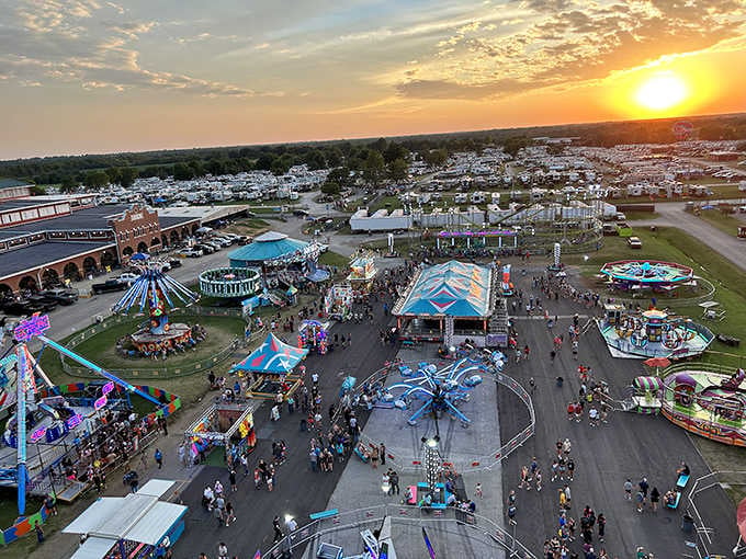 The Missouri State Fair transforms Sedalia every August into the state's biggest party, complete with everything fried.