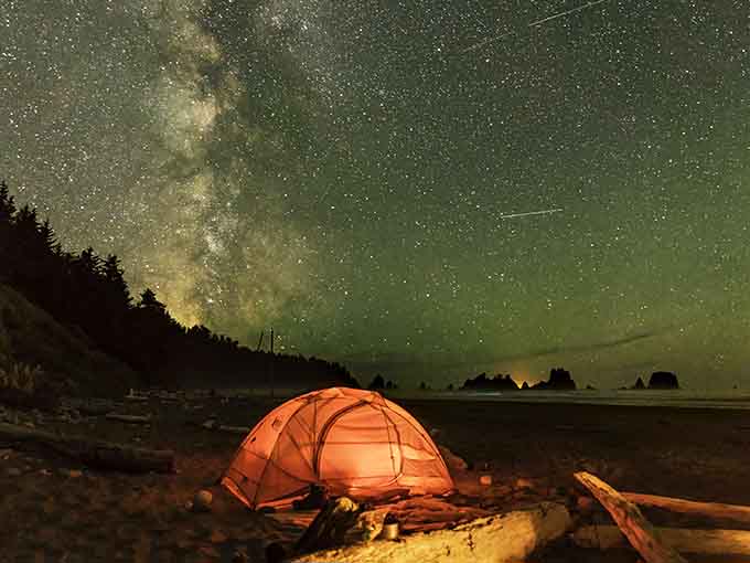 Clear nights reveal stars so brilliant you'll wonder why you ever settled for city light pollution.