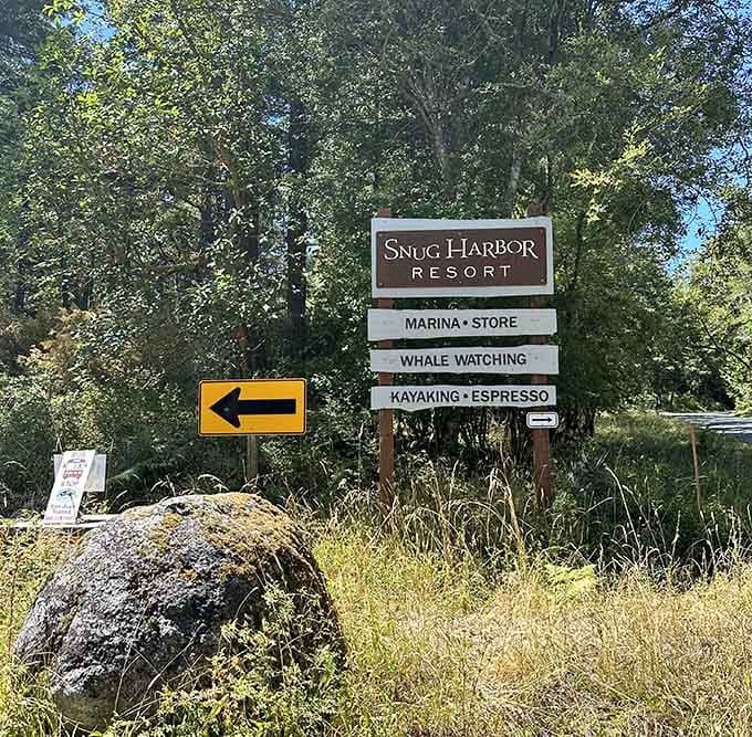 The sign that says you've officially left your worries at the mainland and entered vacation mode.