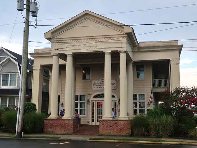Sundae Times Ice Cream Parlor occupies a building that's seen generations of happy customers seeking sweet relief.