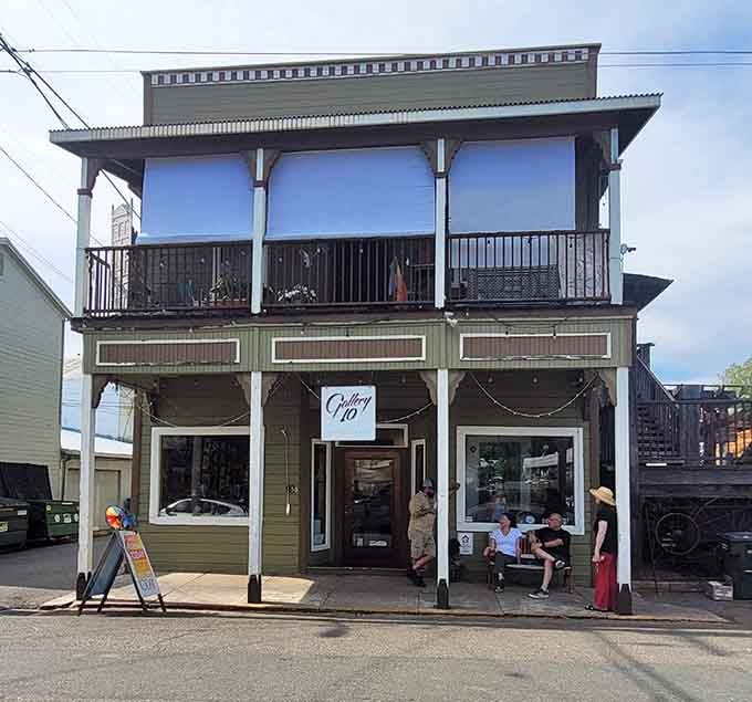 Gallery 10 proves that great art doesn't need a big city address, just character and those gorgeous wooden balconies.