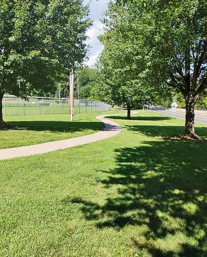 Mark Watson Park's green spaces invite you to slow down and remember what grass feels like underfoot.