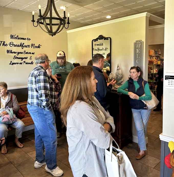 When people are willing to wait in line for breakfast, you know something special is happening behind those doors.