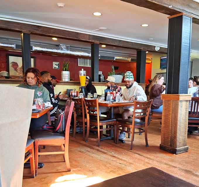 Happy diners enjoying their meals is always the best endorsement any restaurant can get.