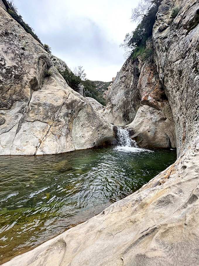 Another waterfall, another pool, another reason to question why anyone would choose a treadmill over this spectacular workout routine.