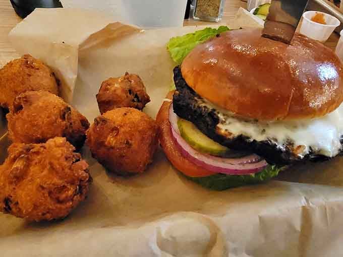 Even vegetarians deserve something spectacular, and this black bean burger delivers on that promise with style.