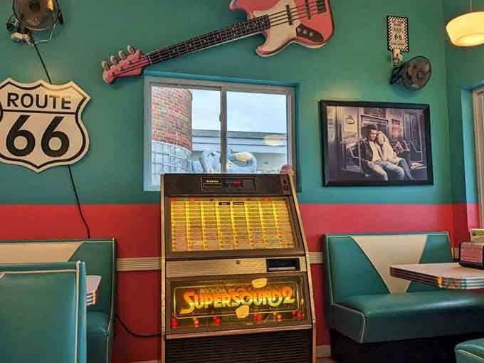 That jukebox isn't just decoration; it's the soundtrack to your journey back through time and taste.
