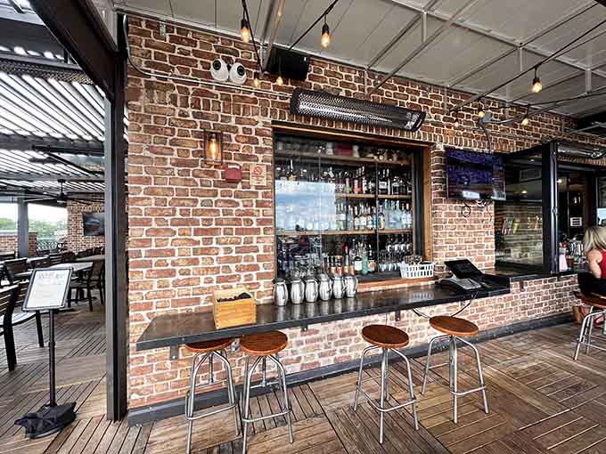 Pull up a stool where the brick backdrop and bottle selection both deserve equal amounts of your attention.