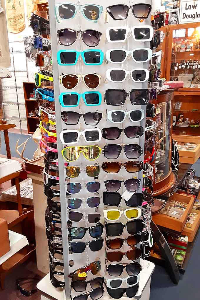 Sunglasses in every style imaginable, because protecting your eyes has always been fashionable, darling.