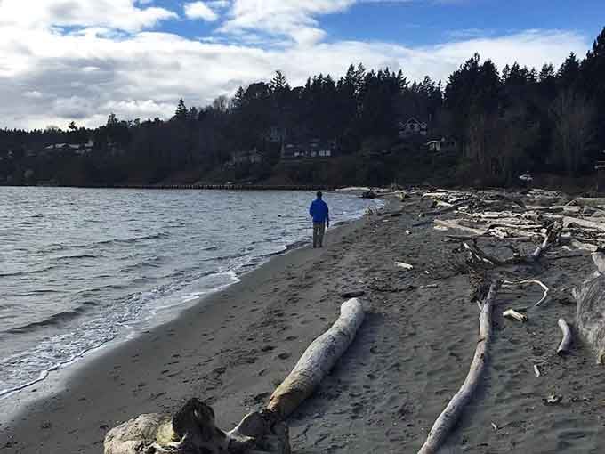 Driftwood-strewn beaches offer endless walking opportunities and the therapeutic sound of waves doing their thing.