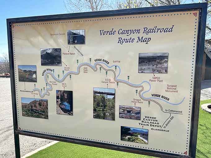 The route map shows your 40-mile round trip journey through protected wilderness that roads cannot reach.