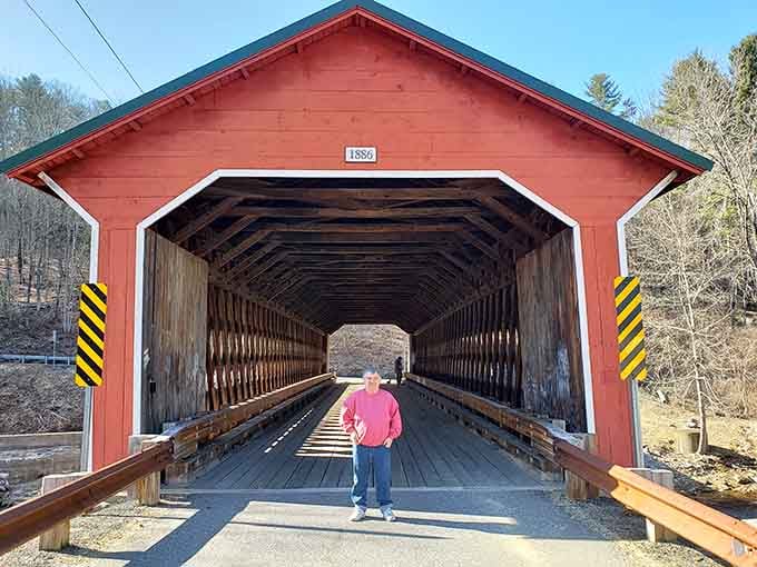Walking through lets you really appreciate the scale and craftsmanship that your windshield view just can't capture properly.