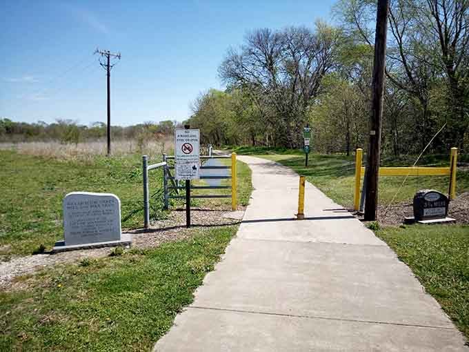 The Waxahachie Creek Trail invites you to stretch your legs and explore nature without straying far from those historic downtown streets.