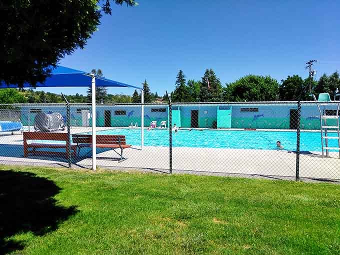A community pool where kids can be kids without requiring a country club membership.