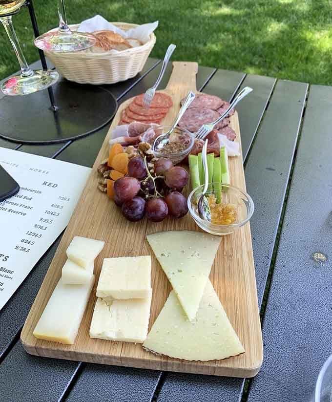 Charcuterie boards that prove cheese and meat are wine's best friends, no arguments accepted here.