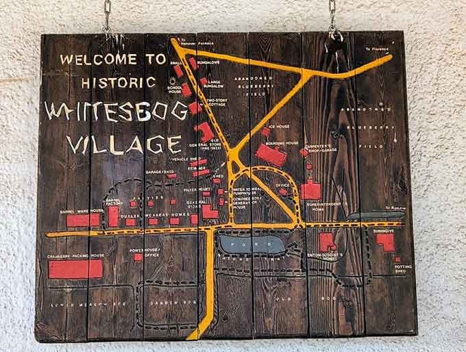 Detailed maps guide your adventure through this sprawling village where history and nature intertwine so perfectly.