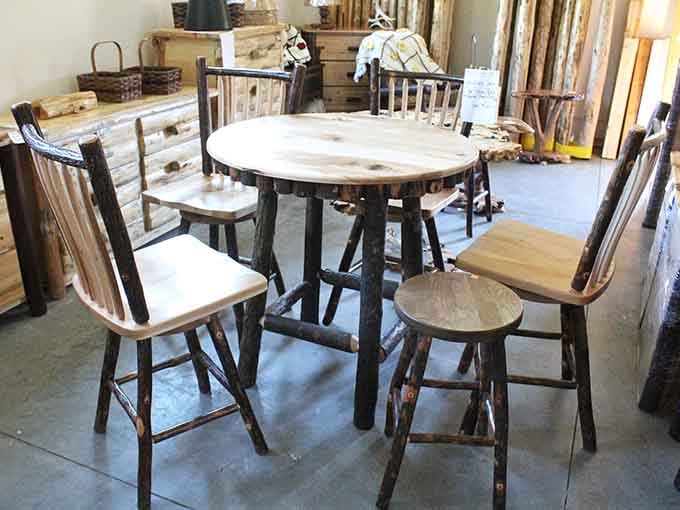 A dining set that looks like it was designed for a family that actually talks to each other during meals instead of scrolling.