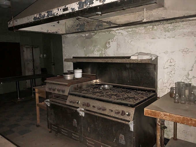 The kitchen that once prepared meals for patients and staff now serves up experiences nobody ordered from menu.
