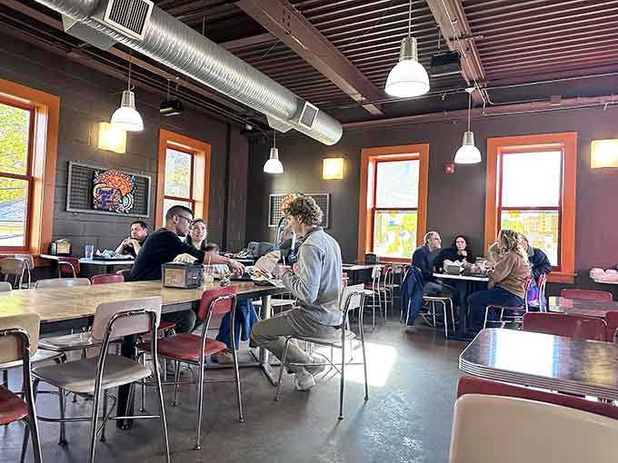 Watching fellow diners enjoy their meals confirms you've made excellent life choices by coming to Zingerman's Delicatessen.