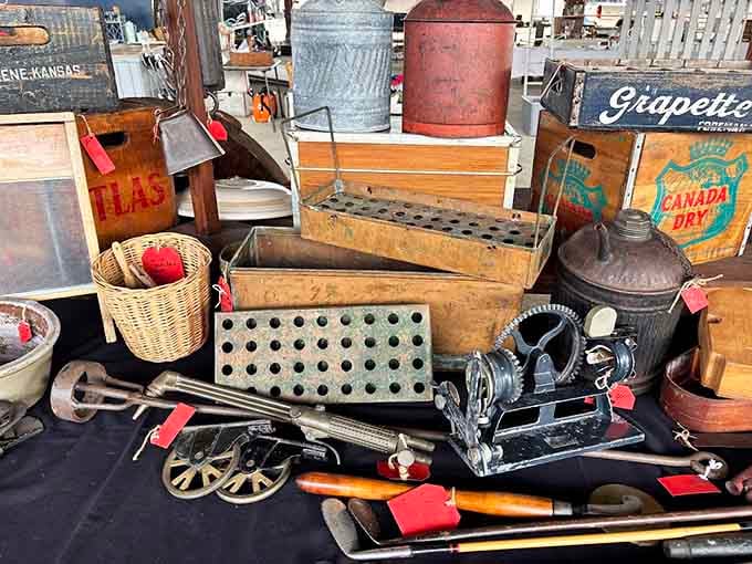 Antique tools and industrial relics that built America, now ready for their second act in your home.