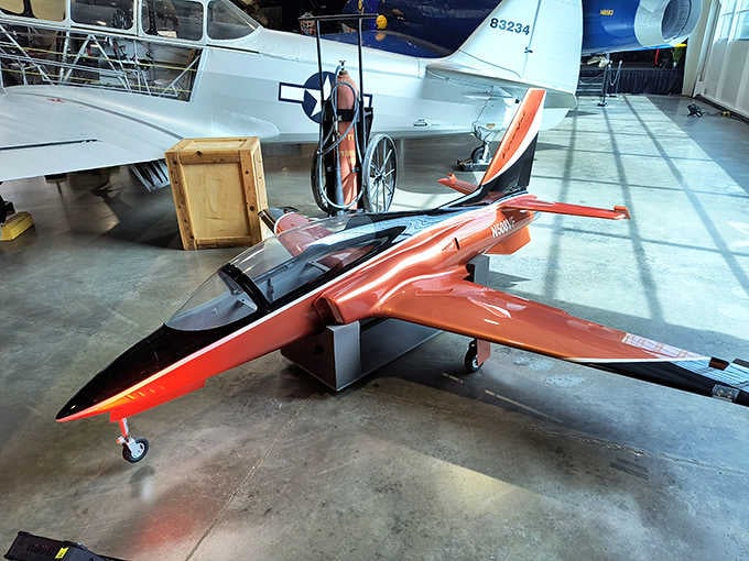 Even the radio-controlled models get display space, proving that aviation enthusiasm comes in all sizes and scales here.