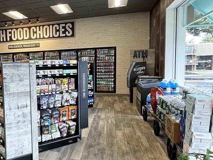 Those refrigerated cases are stocked with actual fresh options, not science experiments from last Tuesday.