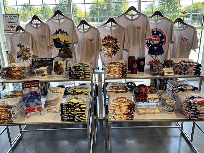 Aviation-themed merchandise lets you take home a piece of the experience beyond just photos and memories.