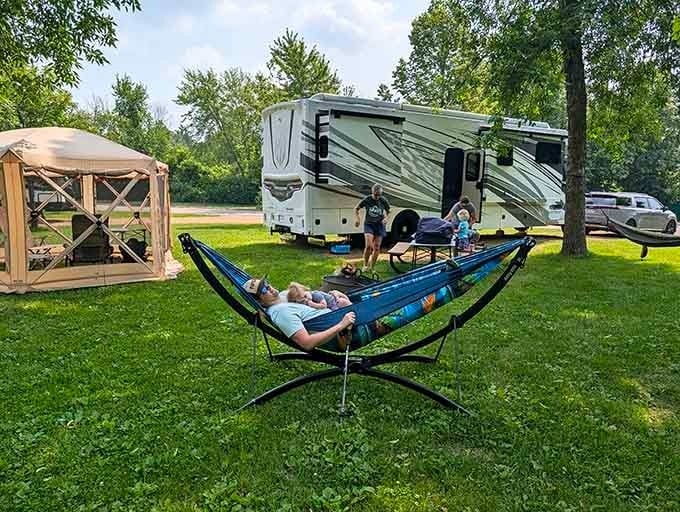 Campgrounds where you can enjoy nature with amenities, because roughing it shouldn't mean suffering through questionable bathroom situations unnecessarily.