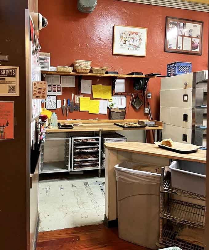 The kitchen workspace where flour becomes art and butter transforms into layers of flaky, golden perfection.