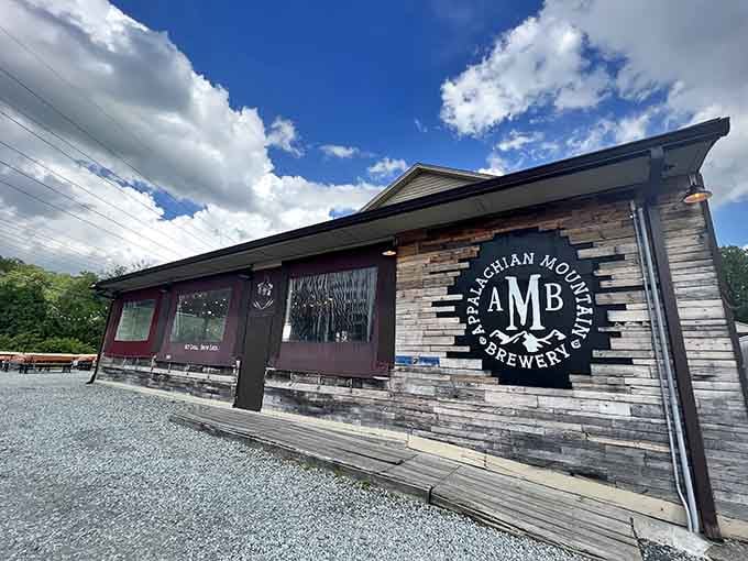 Mountain brewery architecture blends rustic and modern, serving up atmosphere alongside those carefully crafted local brews.