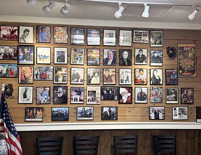 A wall of memories and faces tells the story of a community gathering place that's fed generations.