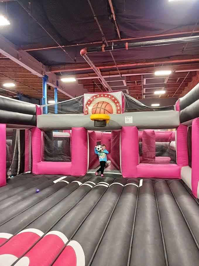Bounce your way to basketball glory where slam dunks are easier and everyone's suddenly an NBA prospect.