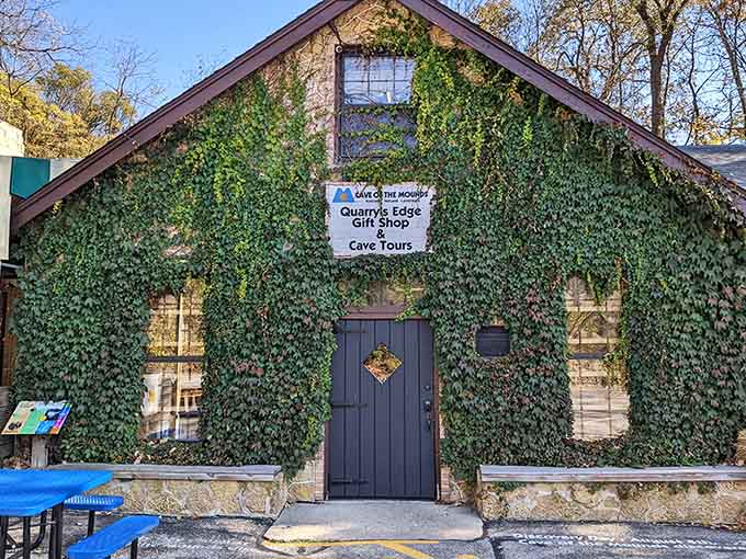 The ivy-covered gift shop looks like something from a fairy tale, but the treasures inside are real.