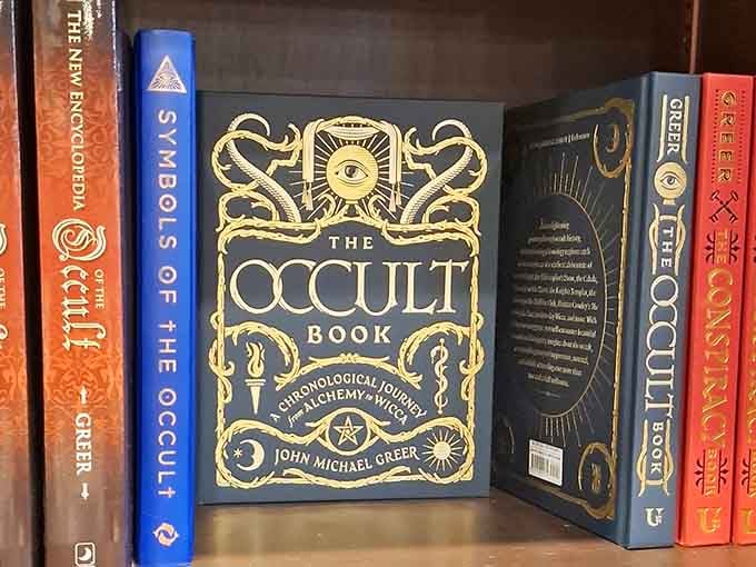 Books on the occult sit comfortably among natural history, because curiosity doesn't discriminate between subjects.