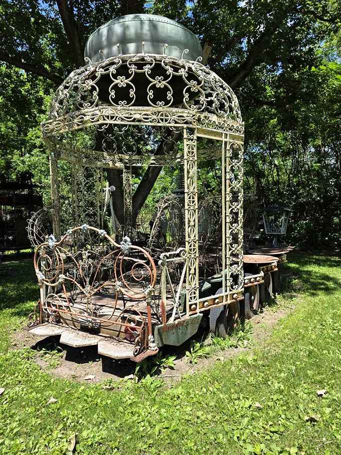 The Tea House offers Victorian elegance meets industrial salvage in the most delightfully unexpected Wisconsin way possible.