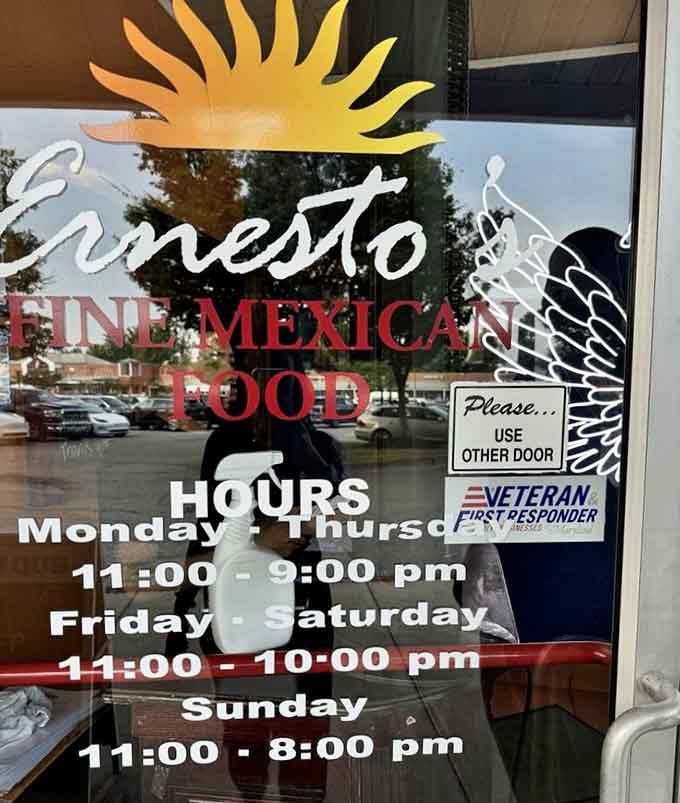 Those hours mean you've got plenty of opportunities to satisfy your Tex-Mex cravings throughout the week.