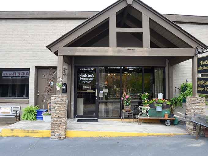 Myrtle Jane's storefront invites you inside with Southern hospitality that actually means what it promises to deliver.