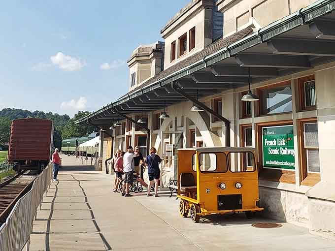 The beautifully restored depot serves as your gateway to adventure, blending historic charm with modern visitor amenities perfectly.