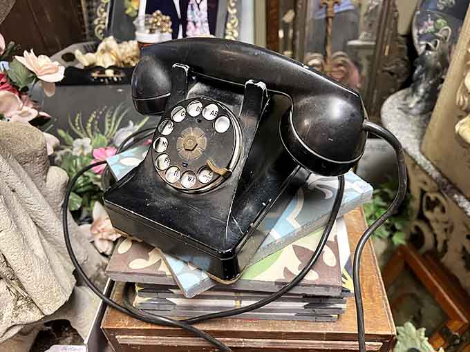 That rotary phone still has more character than any smartphone, even if it can't order you pizza or check the weather.