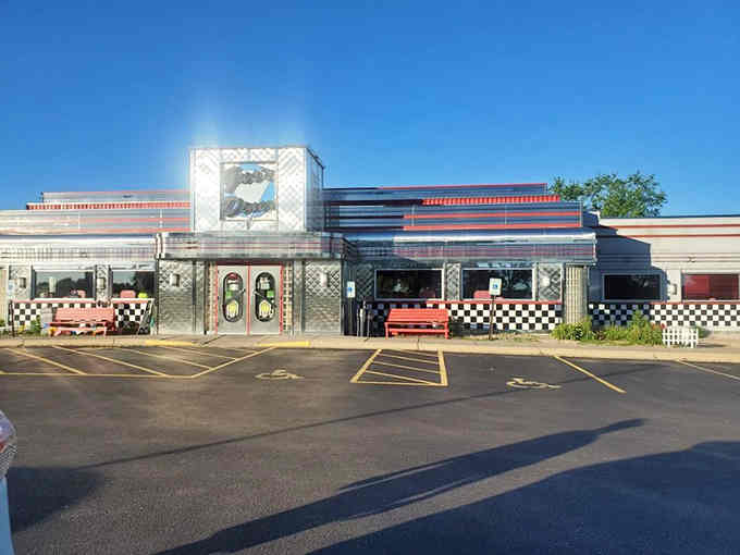 Plenty of parking means the hardest decision is what to order, not where to leave your car.