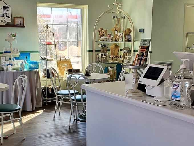 Sunlight streams through windows onto the ordering counter where your pecan pie dreams become delicious reality.
