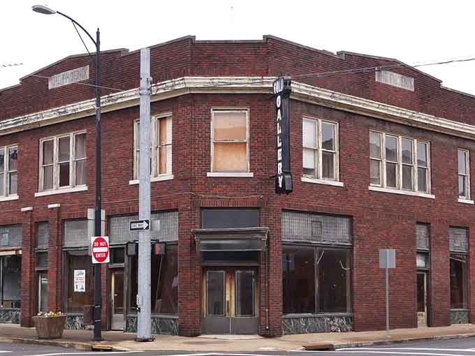 Classic brick architecture tells stories of a downtown that's weathered decades while keeping its character beautifully intact.