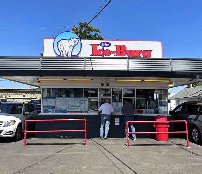 Classic drive-in architecture that refuses to apologize for being exactly what it's always been: authentically awesome and timeless.